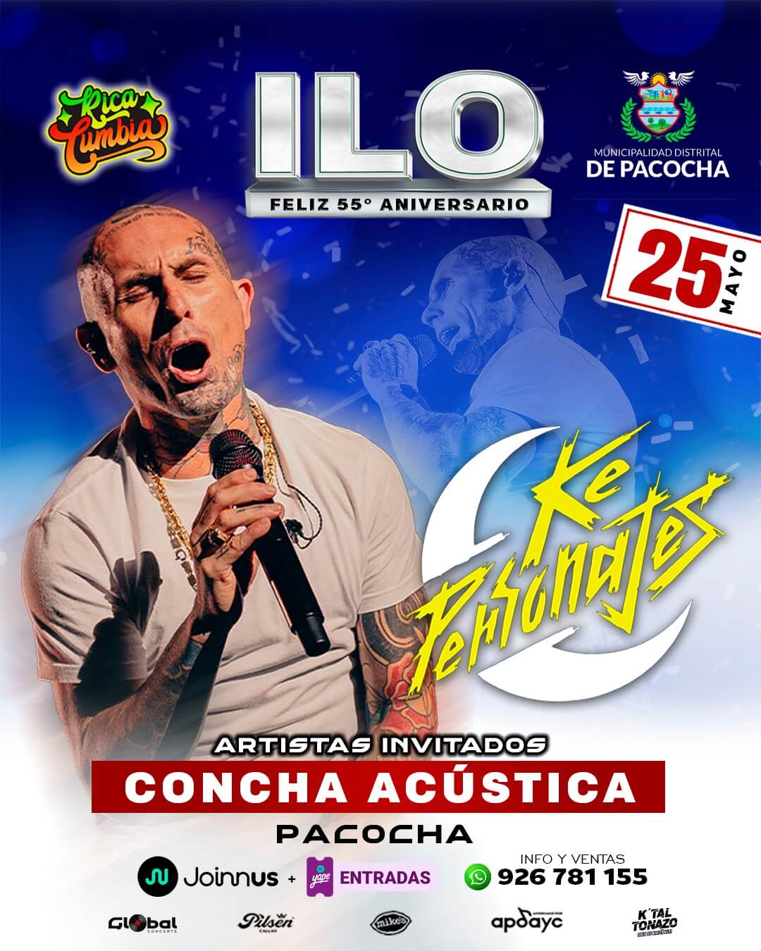 Ke Personajes en Explanada Concha Acústica de Pacocha de Ilo (Moquegua ...